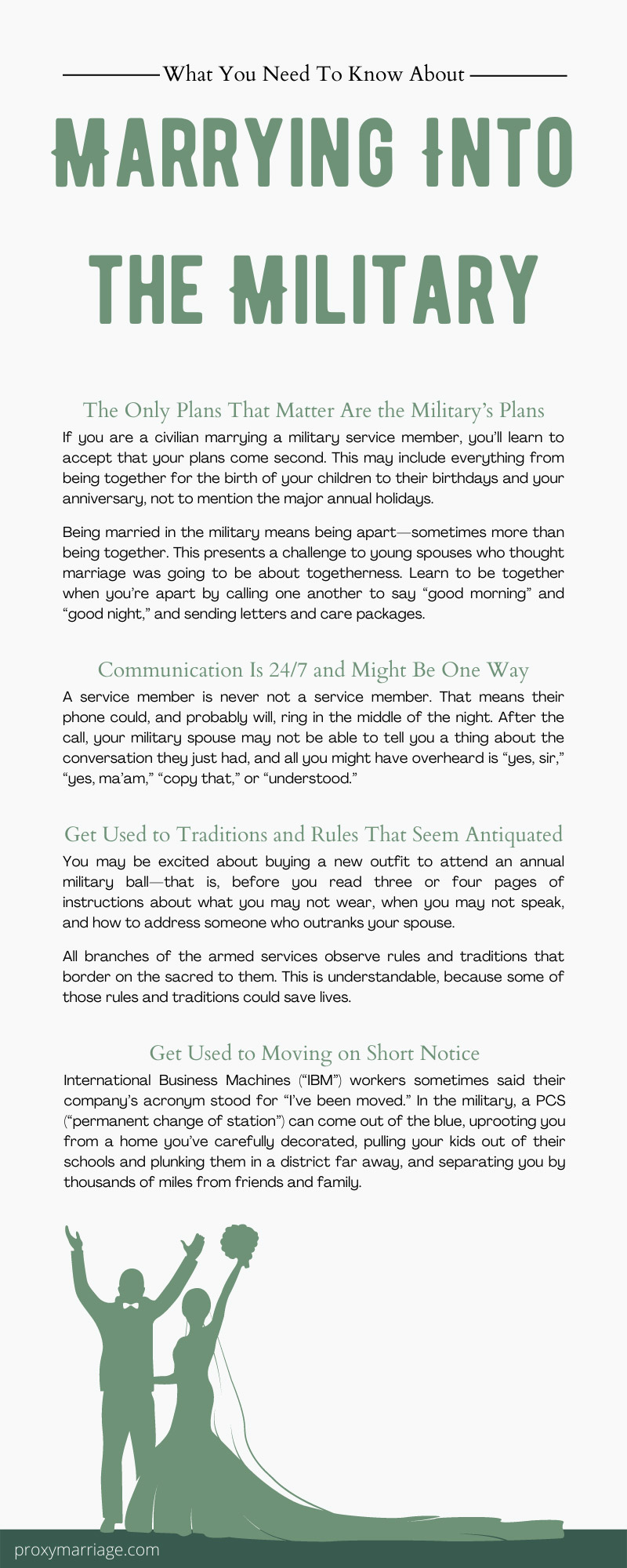 What You Need To Know About Marrying Into The Military